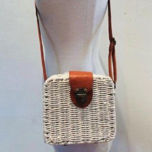Bags | Woven Wicker Purseboho Crossbodyshoulder Bag | Poshmark